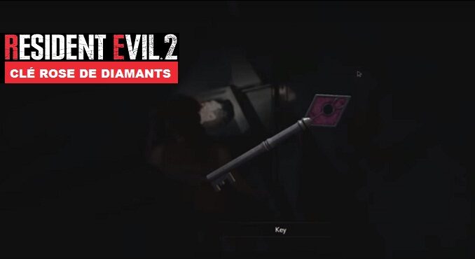 Où trouver la clé rose de diamants "Pink Key" - Guide de Resident Evil 2